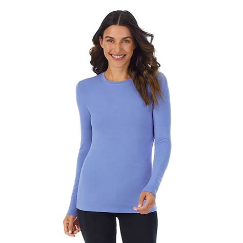 Womens Cuddl Duds® Softwear With Stretch Long Sleeve Crew Top