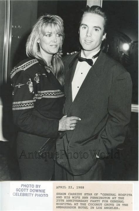 Actor Shaun Cassidy Of General Hospital W Wife Ann Pennington Etsy In