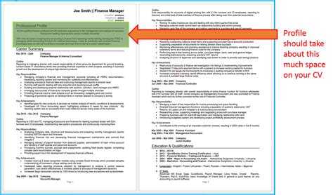 How To Write A Cv Profile That Will Get You More Interviews