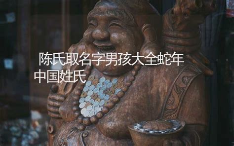 陈氏取名字男孩大全蛇年 中国姓氏 姓名起名 合福居算命网