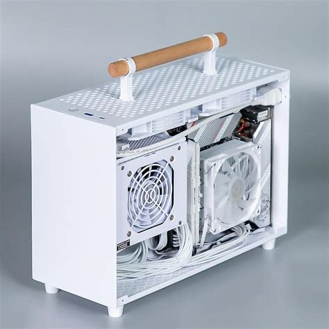 Portable Small Computer Case Aluminum Shell Compact Pc Case Desktop Pc Case Mm Graphics Card