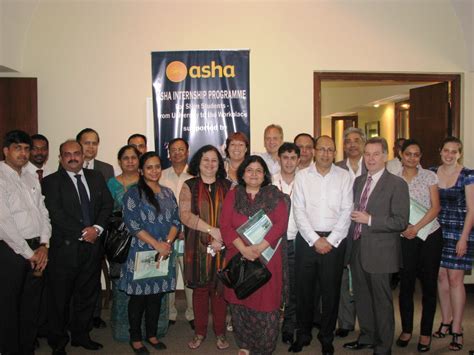 Launch Of The Asha Internship Programme From University To The