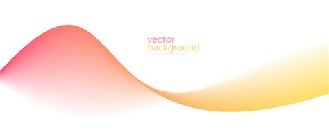 Curve Shape Flow Abstract Background In Red And Vector Image