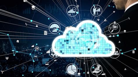 Premium Photo Conceptual Cloud Computing And Data Storage Technology For Future Innovation