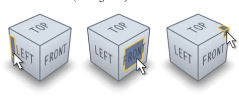 Figure 2 From Viewcube A 3d Orientation Indicator And Controller