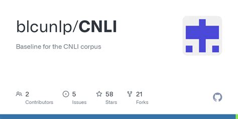 Github Blcunlp Cnli Baseline For The Cnli Corpus