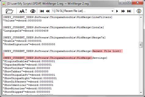 SPDiff Single Pane Text Diff AutoIt Example Scripts AutoIt Forums