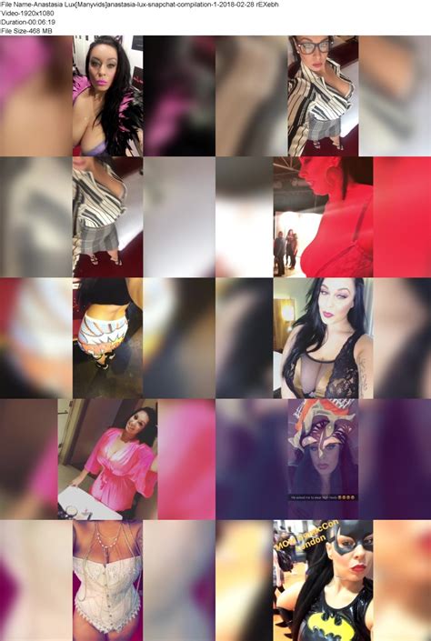 Anastasia Lux Scene Anastasia Lux Snapchat Compilation 1 2018 02