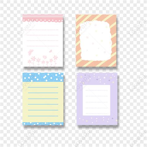 귀여운 일러스트 스티커 일정 눈송이 서명 메모지 포스트잇 메모장 만화 Png 일러스트 무료 다운로드 Lovepik