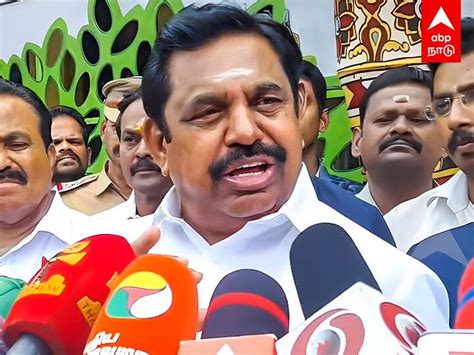 Admk Edappadi Palaniswami Speech About Cm Mk Stalin Watch Video