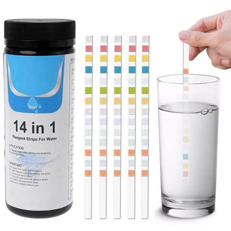 14 En 1 Testeur Chlore En Bandelette Pour Eau De Piscine Et Spa 50