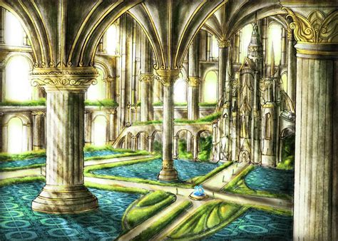 Elven Monastery By Benbal On Deviantart