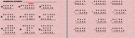 Hoja De Trabajo De División De Decimales En Formato Pdf