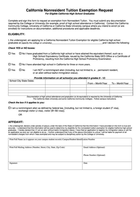 Ab540 Affidavit Printable Pdf Download