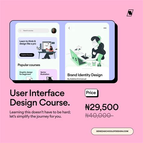 geneza school of design on linkedin ux ui uxui uiux uxlearn learnux learnui uitips