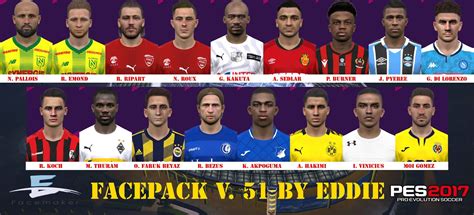 Pes 2017 Facepack V51 By Eddie Facemaker ~ Free Pes