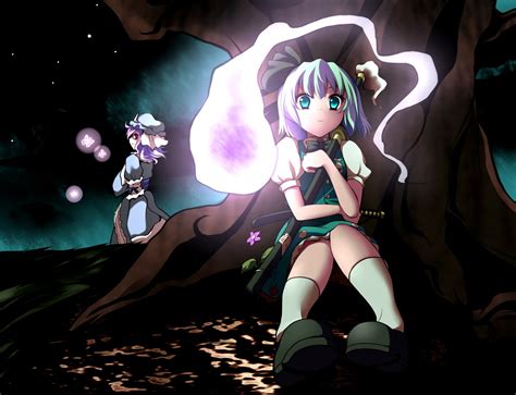 東方【魂魄妖夢西行寺幽々子】 壁紙