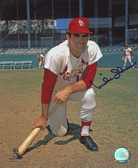 Mike Shannon Signed Cardinals 8x10 Photo Mlb Alumni Coa Pristine