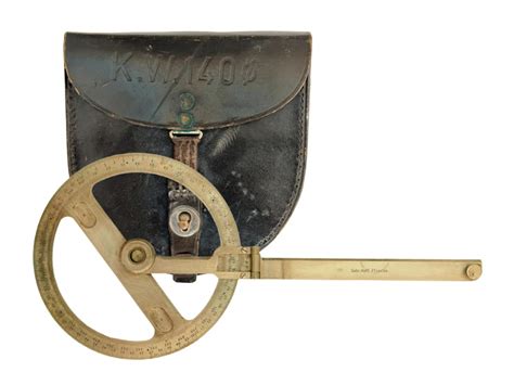 Original German Wwii Artillery Protractorcalculator Set By Gebrhaff