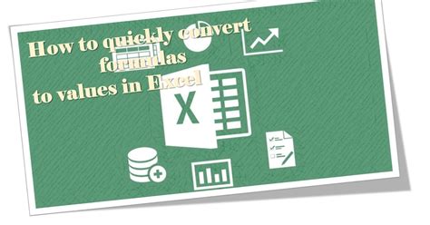 Excel World 9 How To Quickly Convert Formulas To Values In Excel Excel Convert Units Function