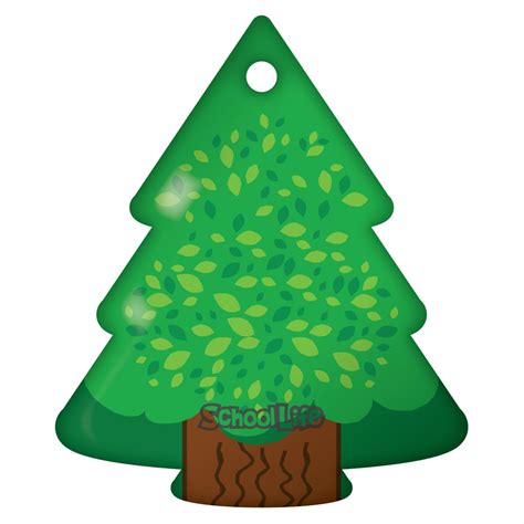 Promotional Full Color Tree Shaped Tags