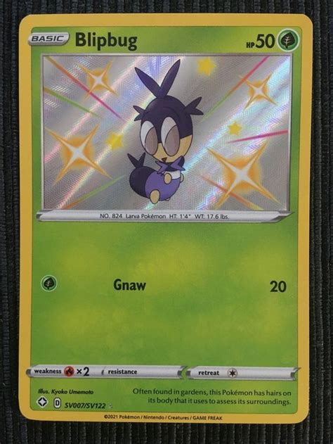Pokemon Blipbug Shiny Shining Fates Englisch Kaufen Auf Ricardo