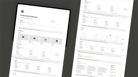 Notion Productivity Dashboard