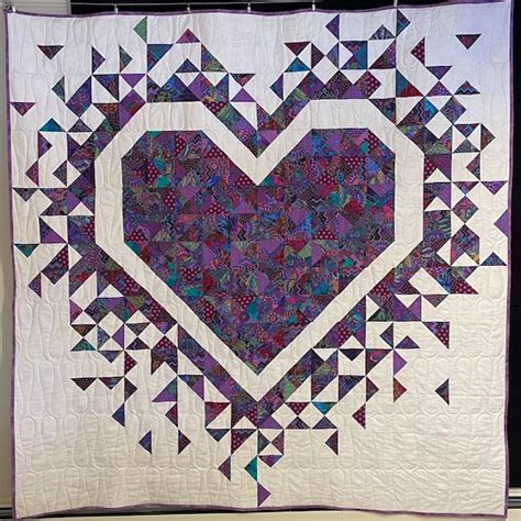 Exploding Heart Quilt Pattern Etsy