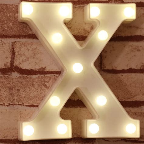 Led Marquee Letter Lights Alphabet Light Up Sign With Timer Remote