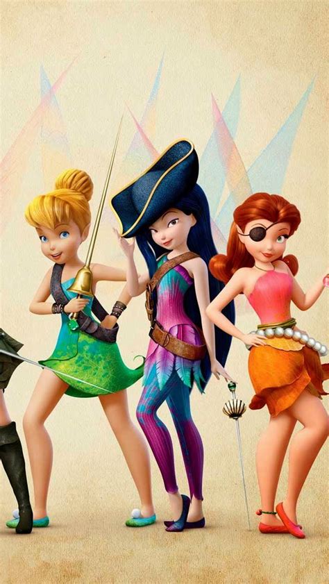 Tinkerbell And Silvermist Kiss