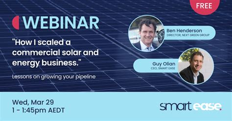 Webinar Scaling A Solar Business Smart Ease