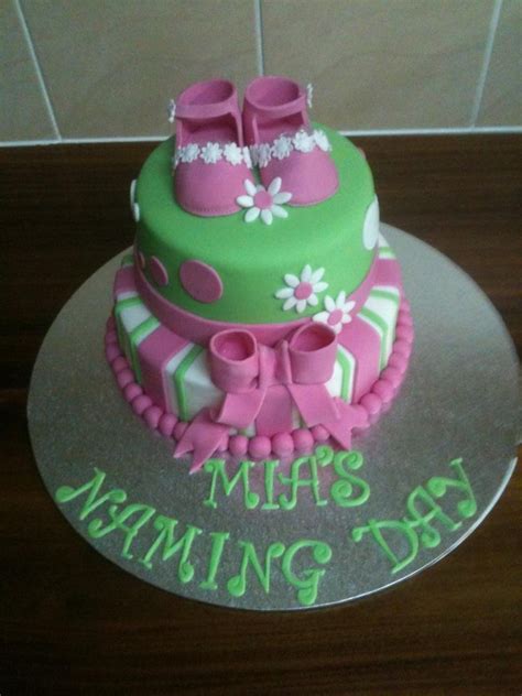 Naming Day Cake