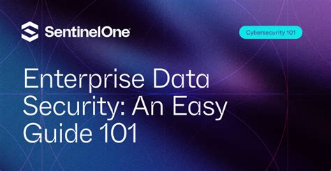 Enterprise Data Security An Easy Guide 101 Sentinelone