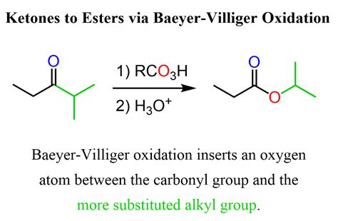 Baeyer Villiger Oxidation Chemistry Steps
