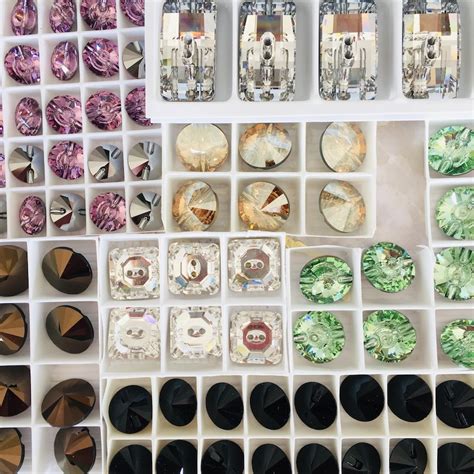 Crystal Buttons Etsy