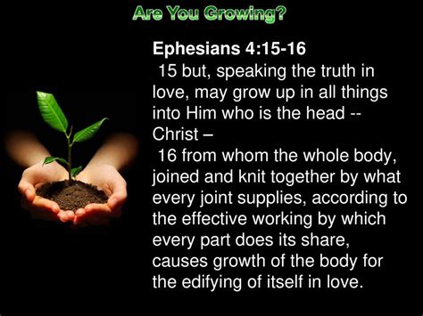 Are You Growing? Ephesians 4:14-15 By David Dann. - ppt download