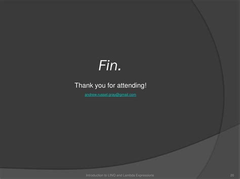 ppt introduction to linq and lambda expressions powerpoint