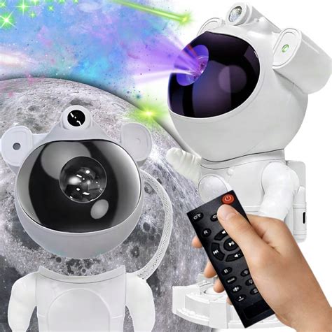 Projektor Gwiazd Astronauta Z Lampka Nocna Rzutnik Dla Dzieci