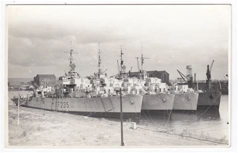 Ww2 Royal Navy River Class Frigate Hms Jed F235 Real Photograph Eur 466 Picclick Fr