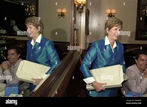 Christine Todd Whitman Dinner Environmental Protection Agency Stock