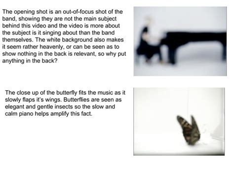 Textural Analysis The Fray Ppt