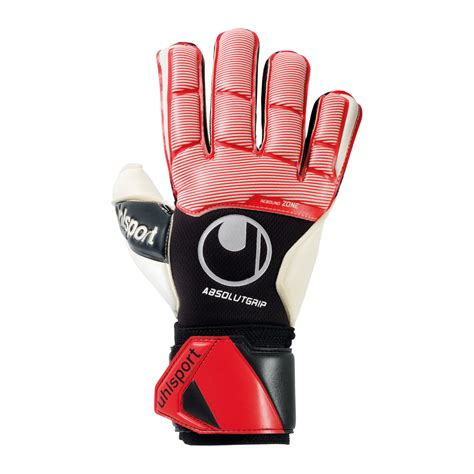 Uhlsport Absolutgrip Classic Torwarthandschuhe Schwarz Rot F Keeper Gloves