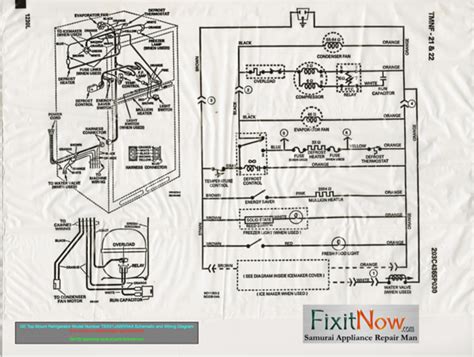 Ge Top Mount Refrigerator Model Number Tbx21jabrraa Schematic And