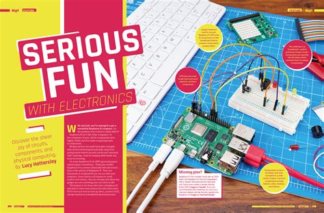 Serious Fun With Electronics In The MagPi Magazine Issue Raspberry Pi Official Magazine