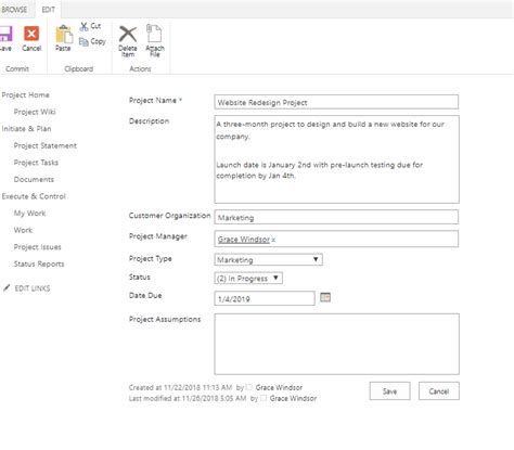 Using Sharepoint For Project Management — An Overview By Grace