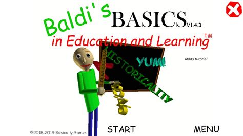 Baldis Basic Mod Tutorial Youtube