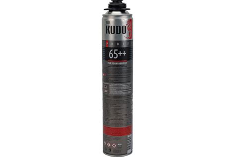 Полиуретановая монтажная пена KUDO PROFF 65++ ARKTIKA NORD KUPP10WN65 ...