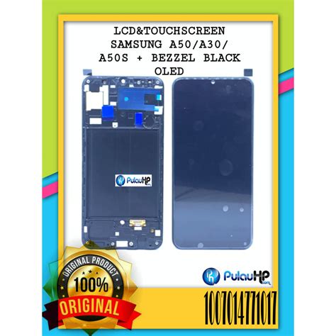 Jual Lcd Touchscreen Samsung A50a30a50s Bezzel Black Oled Shopee