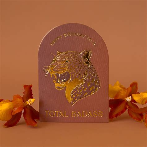 Mini Total Badass Birthday Card Pigment