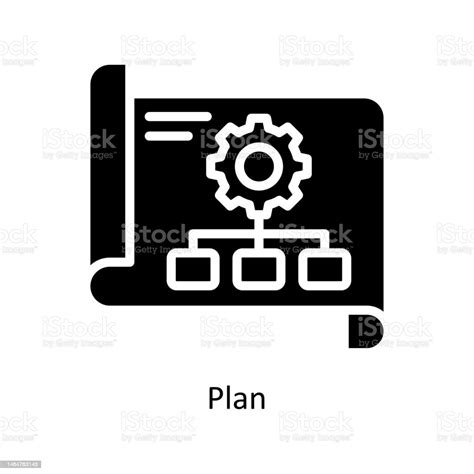 Illustration De La Conception Dicônes Solides Plan Vector Symbole